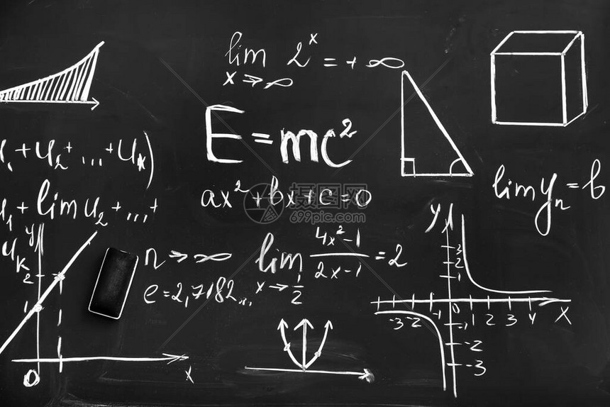为数学课准备的学校黑板高清图片下载-正版图片507505652-摄图网