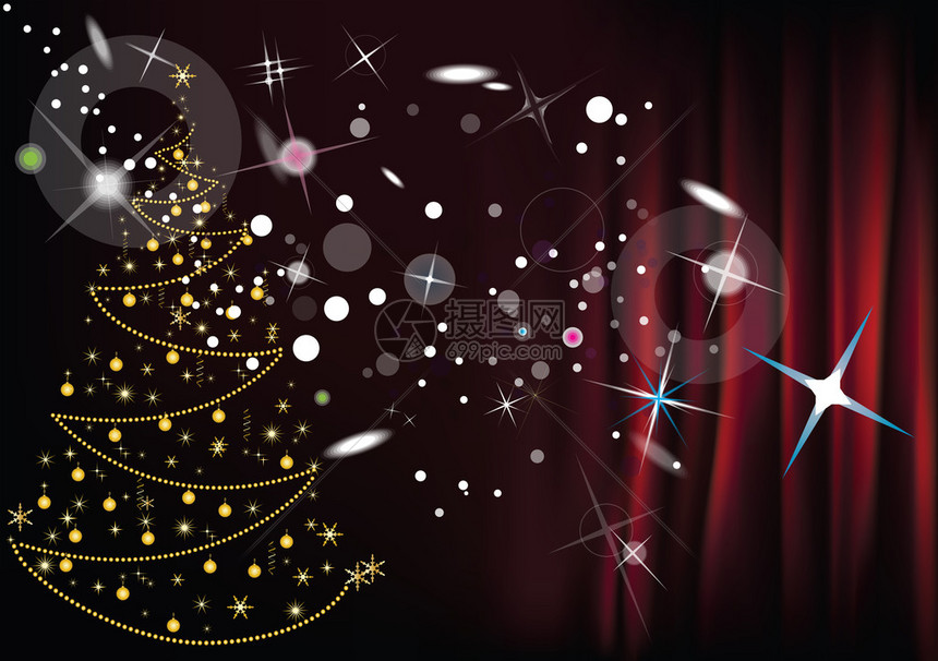 圣诞快乐和新年快乐圣高清图片下载-正版图片507515247-摄图网