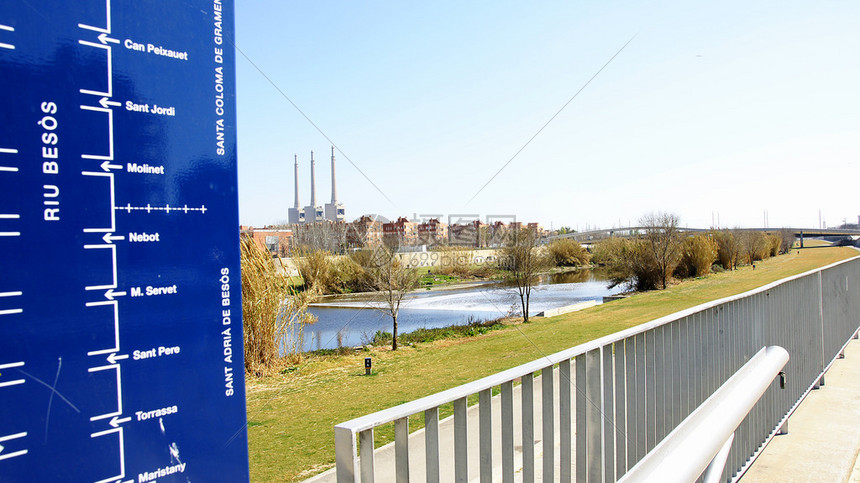 巴塞罗那Bess圣阿德里亚州Bess的Bess河流高清图片下载-正版图片507516859-摄图网