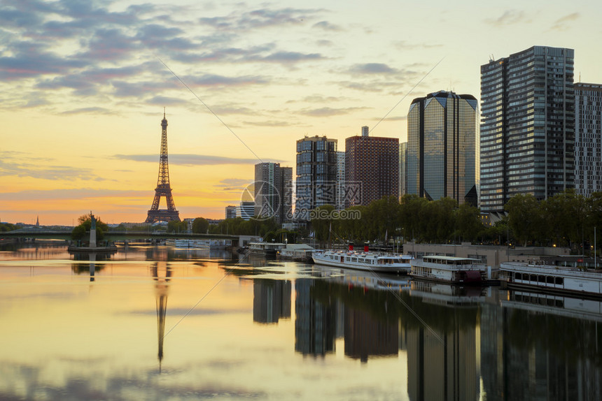 巴黎天际线Eiffe高清图片下载-正版图片507554415-摄图网