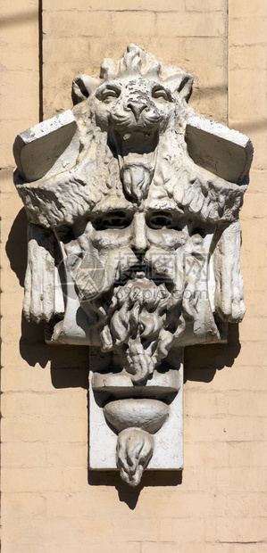 俄罗斯北高加索Pyatigorsk一栋旧建筑的建筑细节高清图片下载-正版图片507554693-摄图网