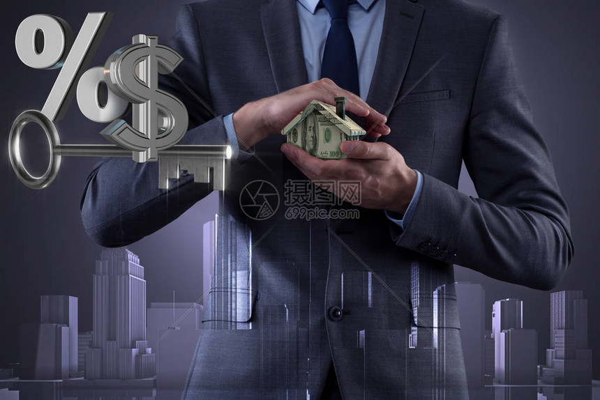 抵押贷款概念中的高清图片下载-正版图片507564175-摄图网