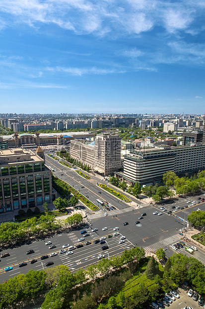 长安街街景高清图片下载-正版图片507616750-摄图网