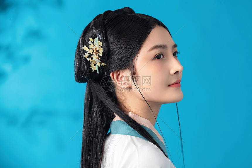 古风美女高清图片下载-正版图片507624923-摄图网