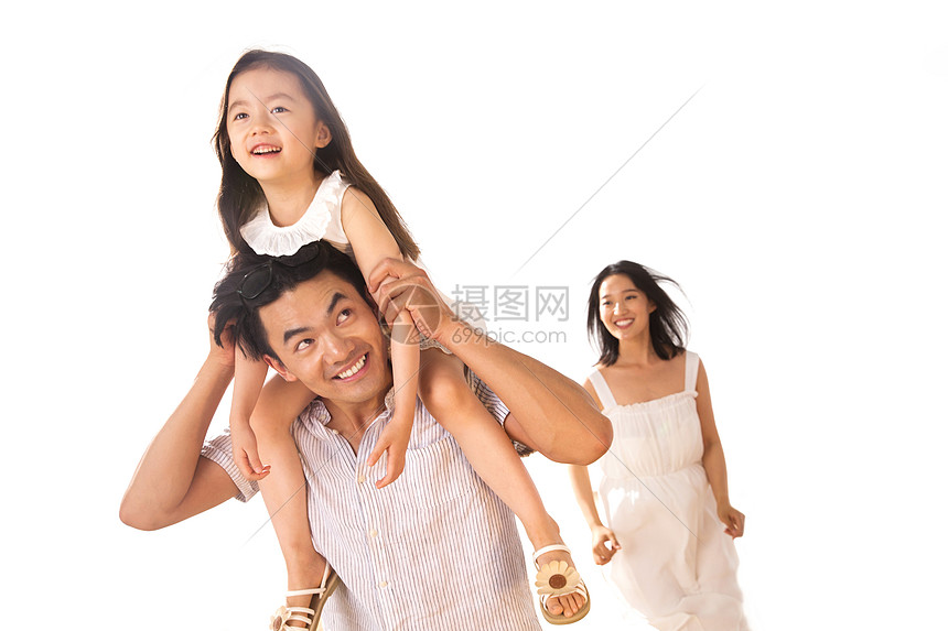 幸福的三口之家高清图片下载-正版图片507672050-摄图网