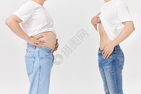 健身男性展示肌肉高清图片下载-正版图片507718786-摄图网