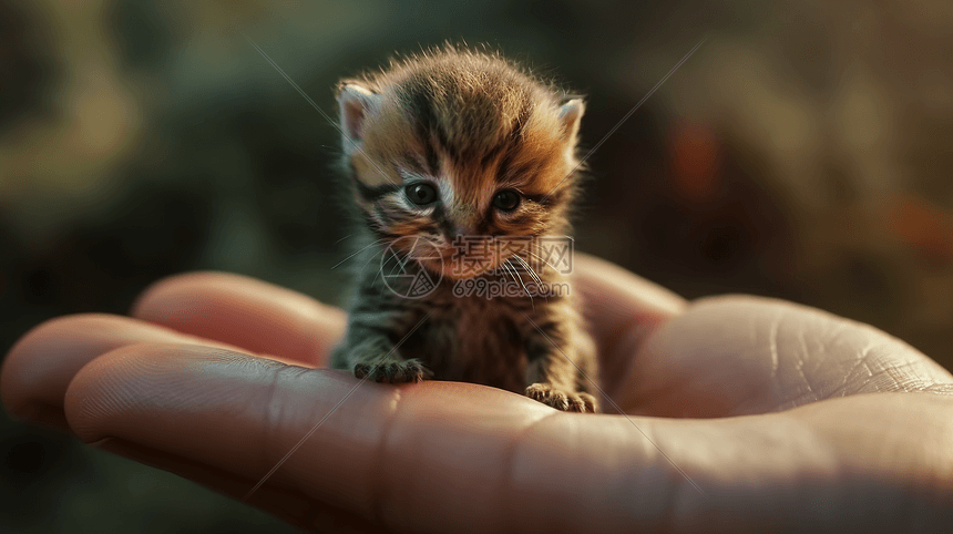 超级迷你小猫高清图片下载-正版图片600000546-摄图网