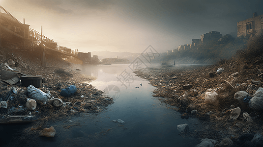 采矿废物和重金属污染高清图片下载-正版图片600006093-摄图网