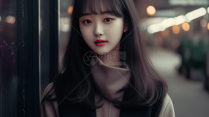 可爱的年轻女生高清图片下载-正版图片600005219-摄图网