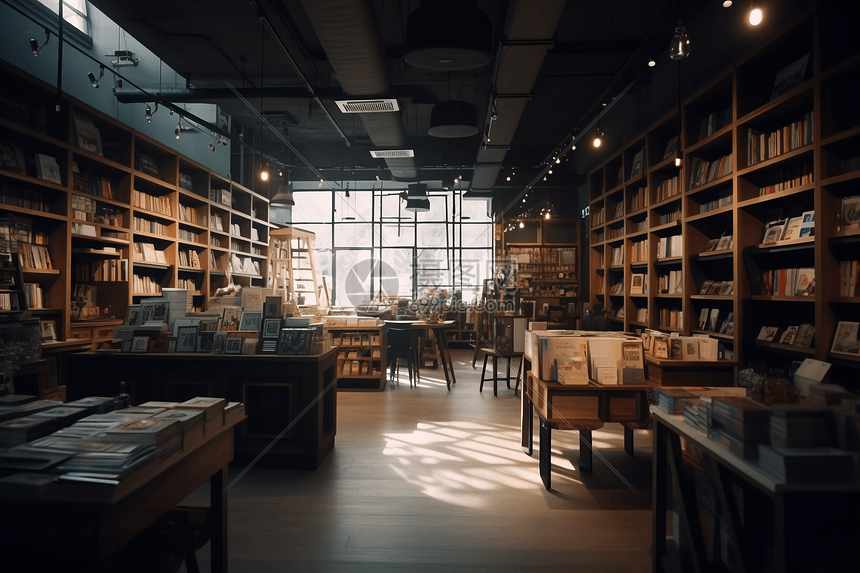 大型图书馆高清图片下载-正版图片600007049-摄图网