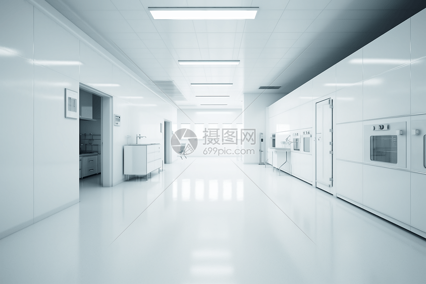简约的实验室走廊高清图片下载-正版图片600008739-摄图网