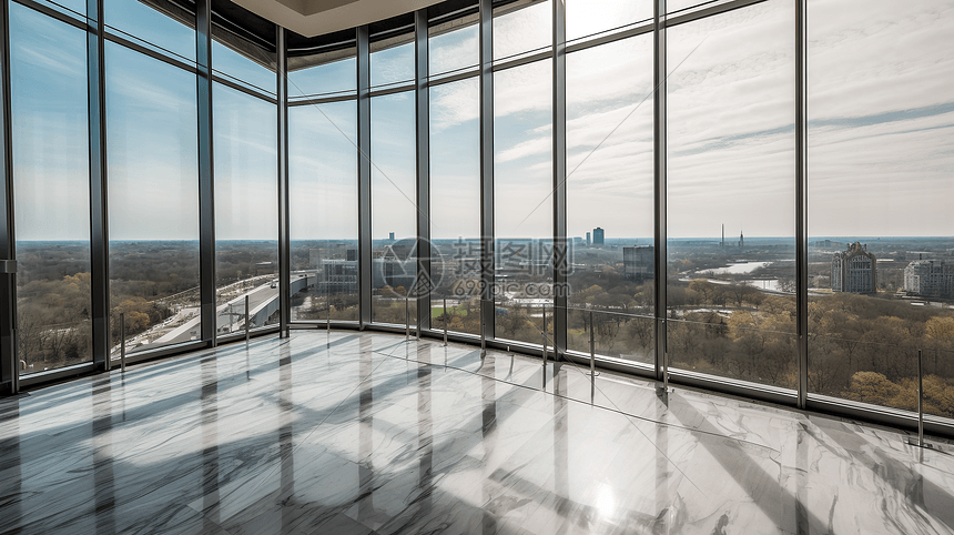 落地窗大堂高清图片下载-正版图片600012952-摄图网