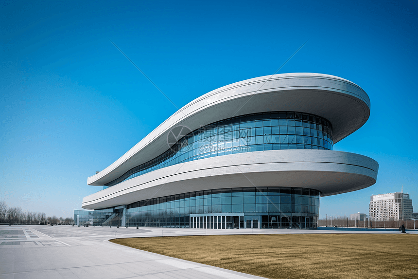 独特而现代的建筑设计高清图片下载-正版图片600012999-摄图网