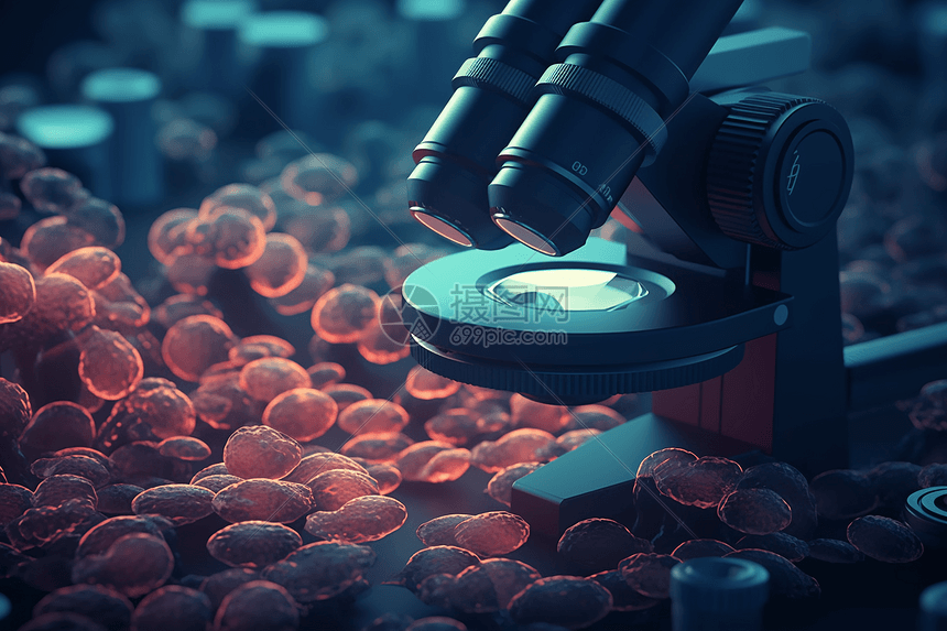 有细胞结构的显微镜图片素材-正版创意图片600013624-摄图网