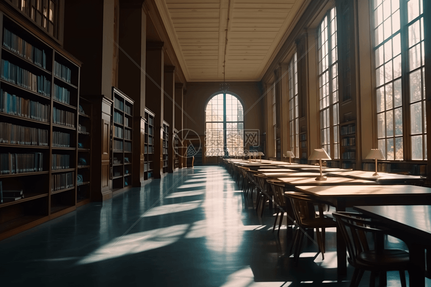 大学图书馆高清图片下载-正版图片600014048-摄图网