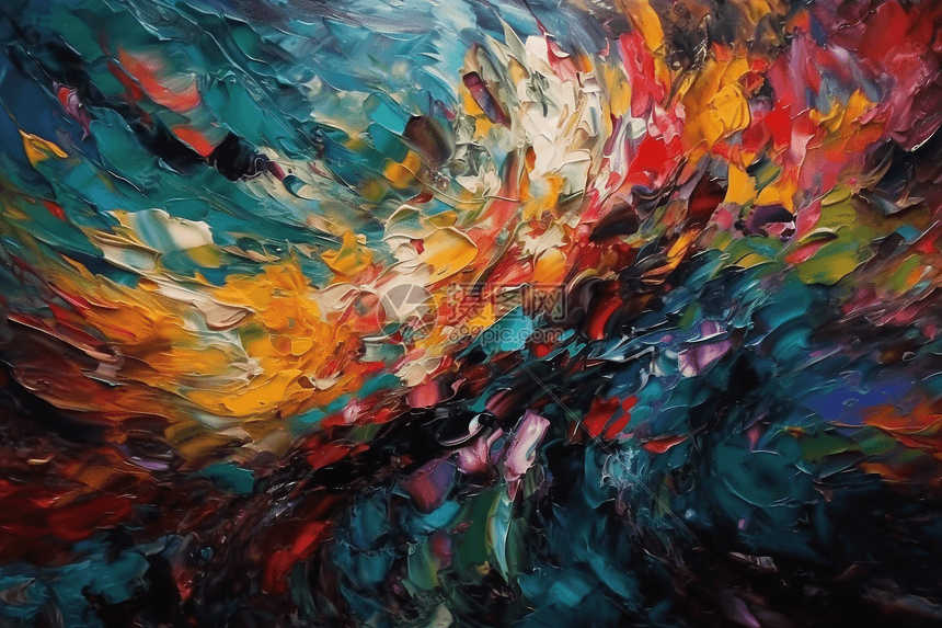 现代艺术作品的特写镜头插画图片下载-正版图片600015493-摄图网