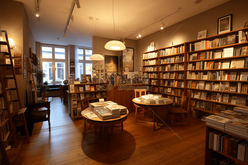 具有暖色调的图书馆高清图片下载-正版图片600018418-摄图网