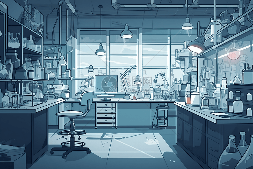 实验室插画插画图片下载-正版图片600019059-摄图网