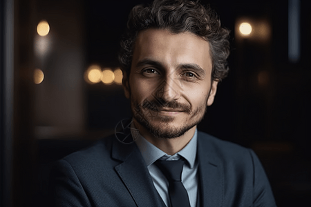 一个英俊的CEO高清图片下载-正版图片600020252-摄图网