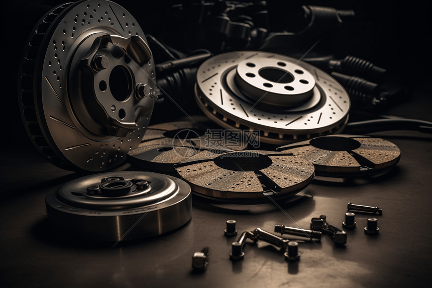 汽车刹车片高清图片下载-正版图片600023156-摄图网
