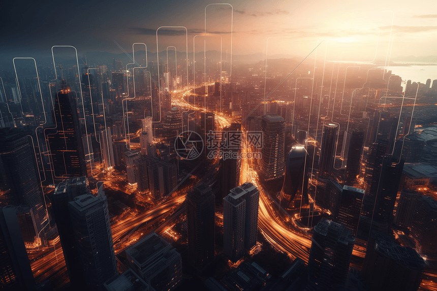 未来的智慧城市图片素材-正版创意图片600025824-摄图网