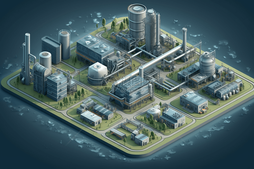 自动一体化工厂制造图片素材-正版创意图片600026505-摄图网