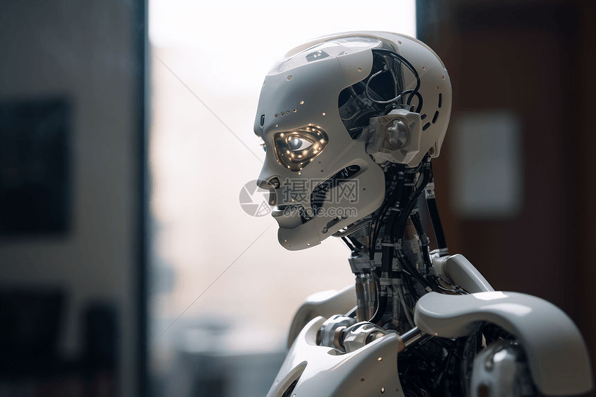 家用机器人助手插画图片下载-正版图片600028943-摄图网