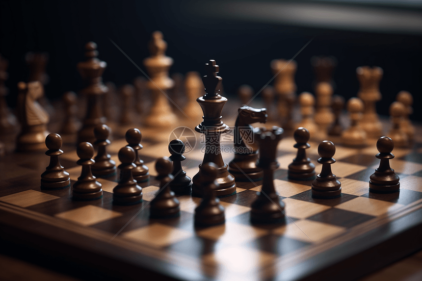 国际象棋特写高清图片下载-正版图片600029033-摄图网