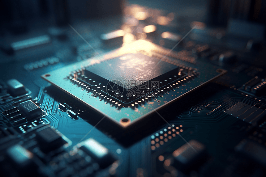3D芯片图片素材-正版创意图片600029059-摄图网