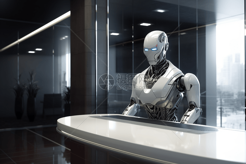 前台接待员插画图片下载-正版图片600030157-摄图网