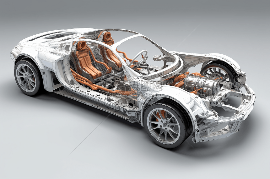 汽车的结构插画图片下载-正版图片600030263-摄图网