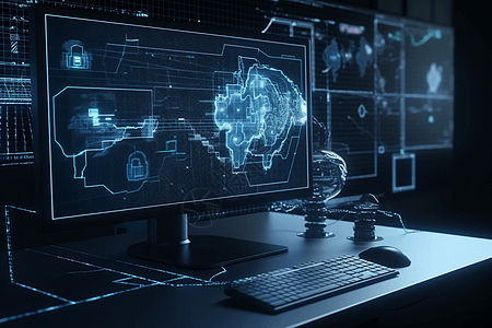 AI人工智能分析数据插画图片下载-正版图片402471793-摄图网