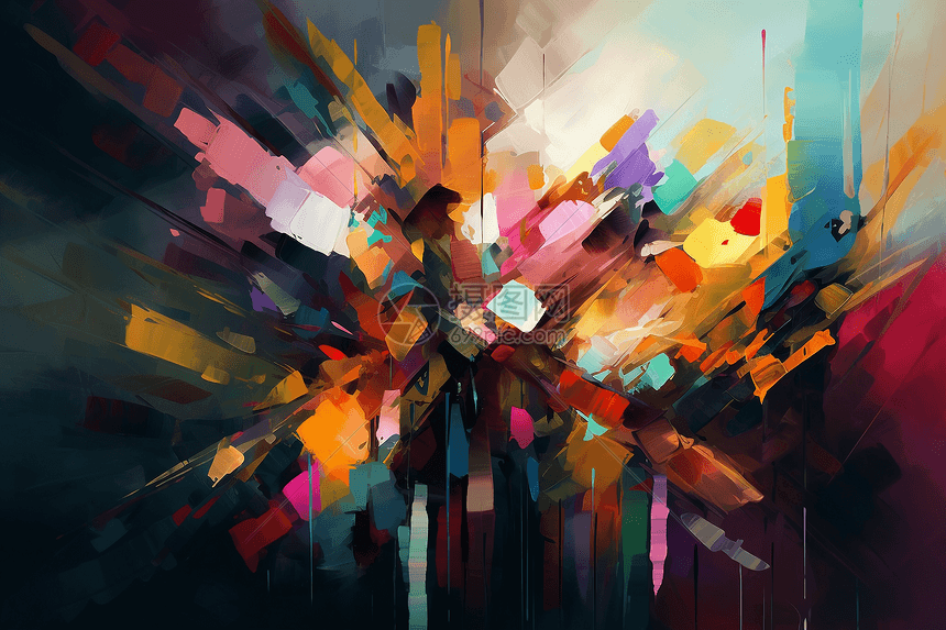 颜色艺术创作插画图片下载-正版图片600032793-摄图网