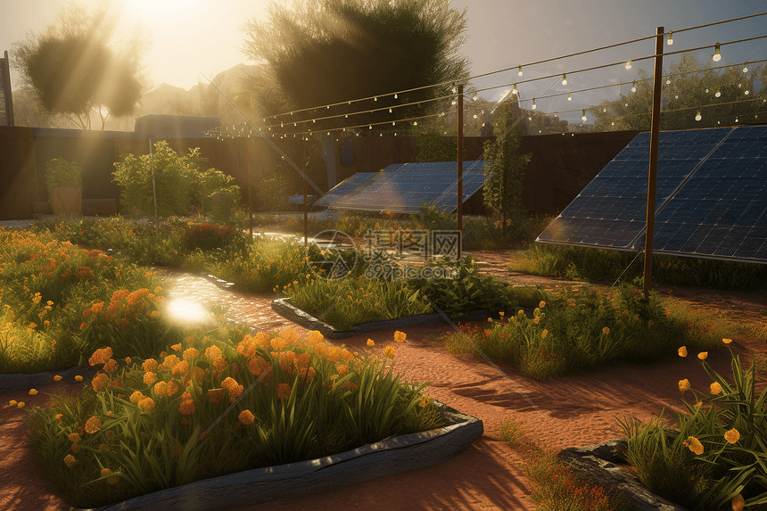 太阳能种植插画图片下载-正版图片600035533-摄图网