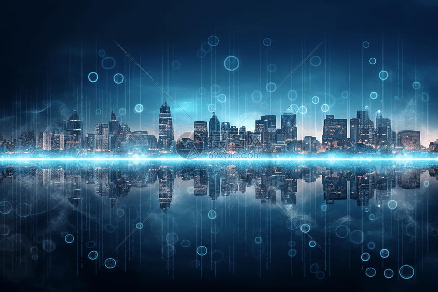 未来科技感智慧城市图片素材-正版创意图片600036066-摄图网