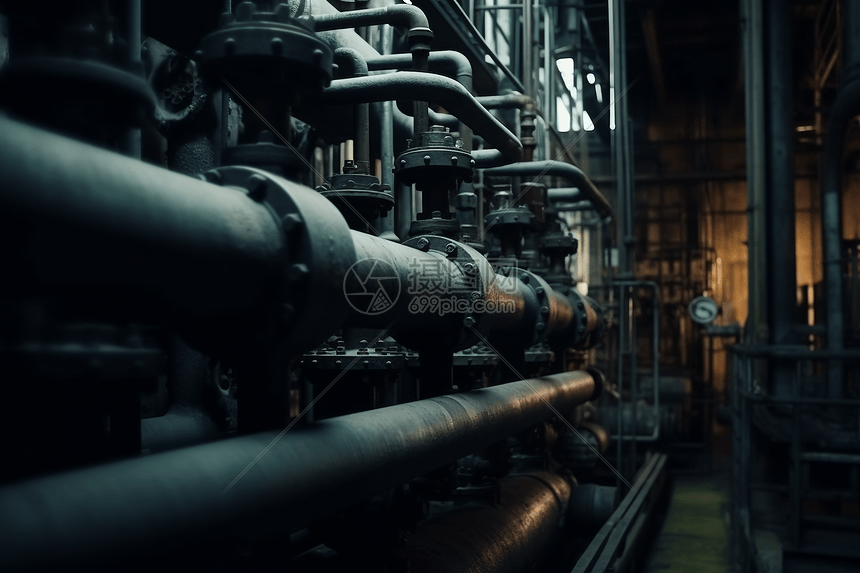 工厂里的管道高清图片下载-正版图片600040658-摄图网