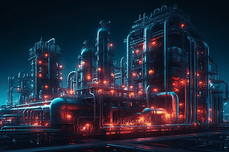 崭新的钢铁厂图片素材-正版创意图片600054330-摄图网