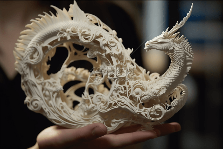 3D打印的艺术品高清图片下载-正版图片600043347-摄图网