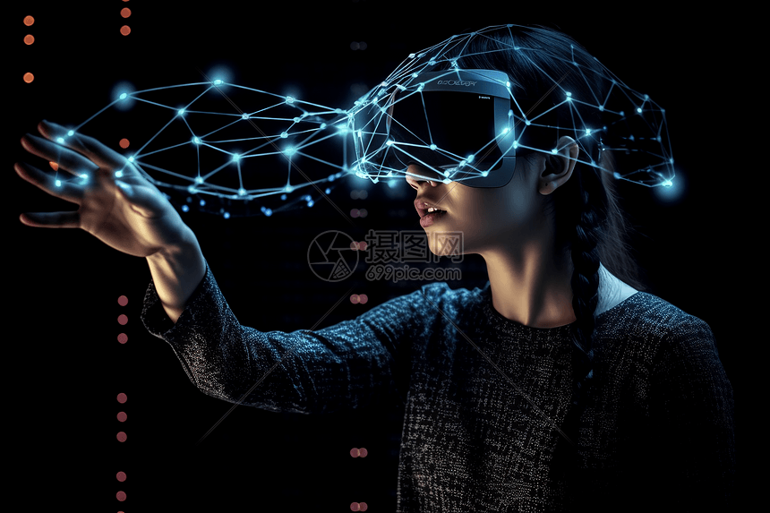 AR互动数字化高清图片下载-正版图片600046415-摄图网