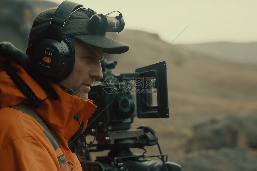 拍摄中的导演高清图片下载-正版图片600048489-摄图网