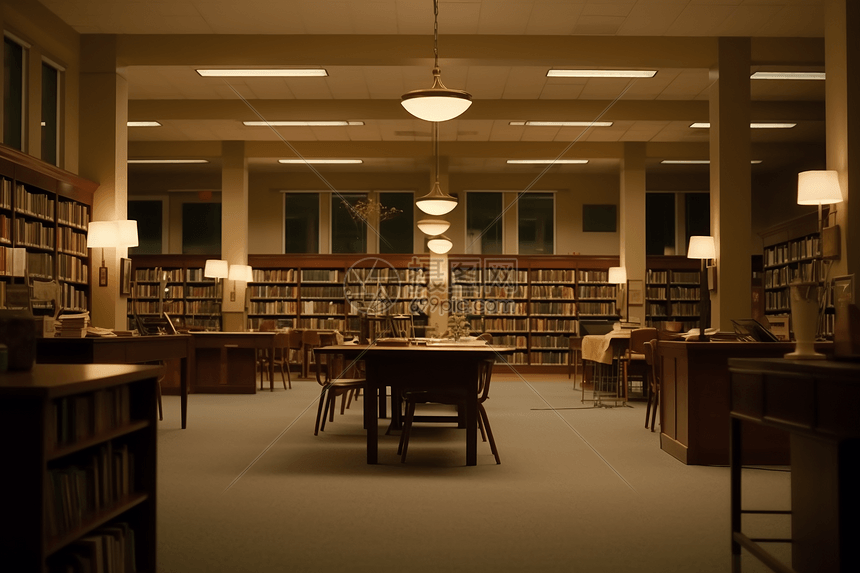 明亮的图书馆高清图片下载-正版图片600048540-摄图网