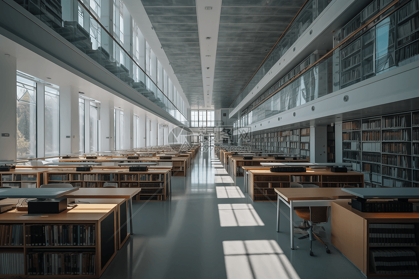 明亮的图书馆高清图片下载-正版图片600048622-摄图网