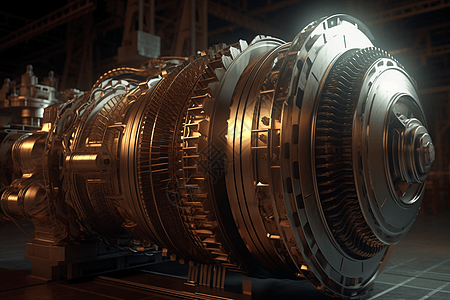 大型风车涡轮机高清图片下载-正版图片600067848-摄图网