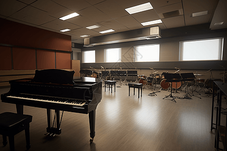 大学校园里的音乐教室高清图片下载-正版图片600050913-摄图网