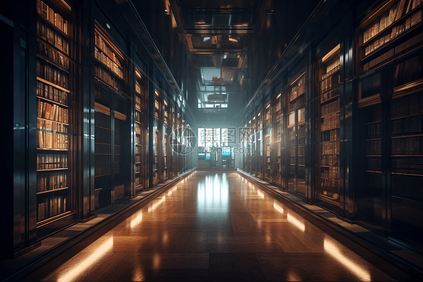 整洁的图书馆高清图片下载-正版图片600054637-摄图网