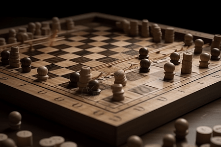 石子棋盘游戏高清图片下载-正版图片600055096-摄图网