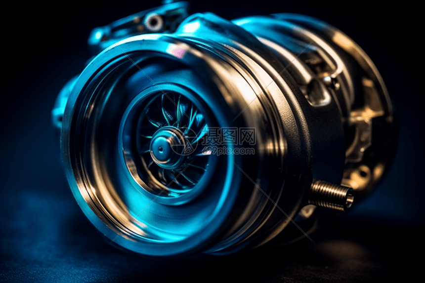 蓝色的涡轮高清图片下载-正版图片600055918-摄图网
