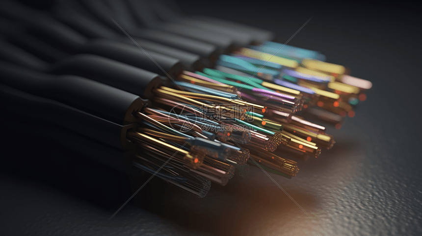 光纤电缆渲染图图片素材-正版创意图片600058179-摄图网