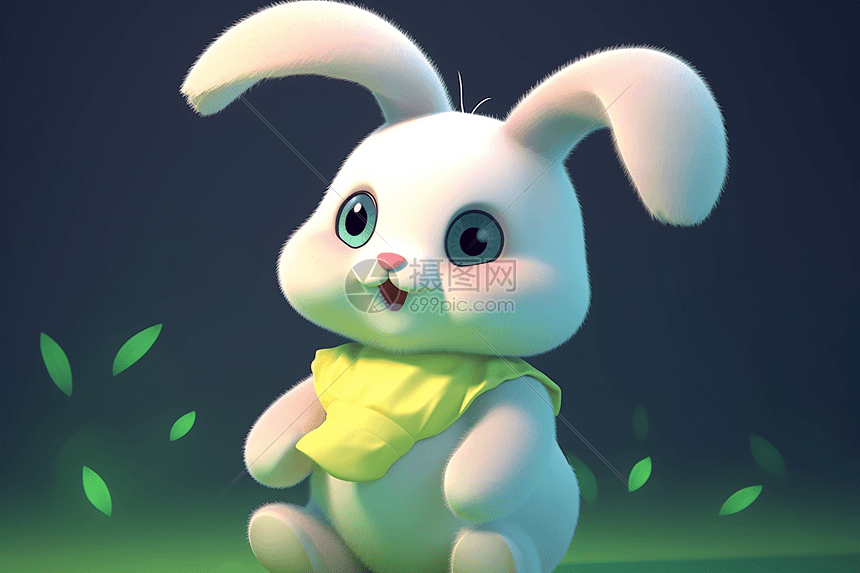 卡通兔子图片素材-正版创意图片600058502-摄图网