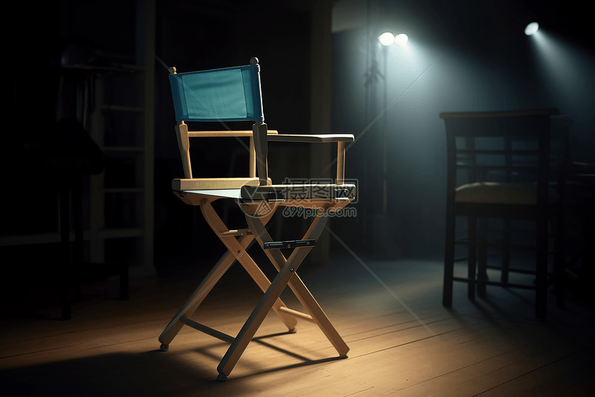 导演表演椅子高清图片下载-正版图片600062115-摄图网